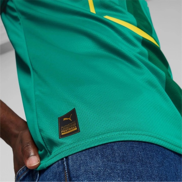 Puma | Shirts | Puma Senegal Away 22223 Mens Soccer Jersey Green Size M ...